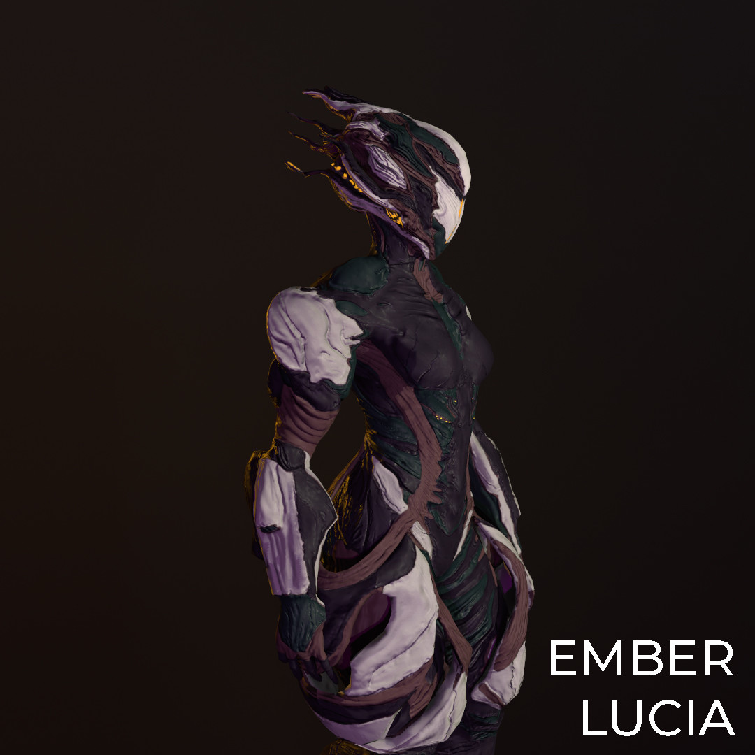 ArtStation - Warframe Tennogen - Infested Ember Lucia Skin