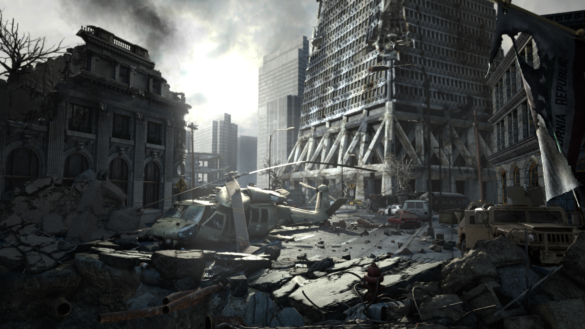ArtStation - San Francisco city destruction