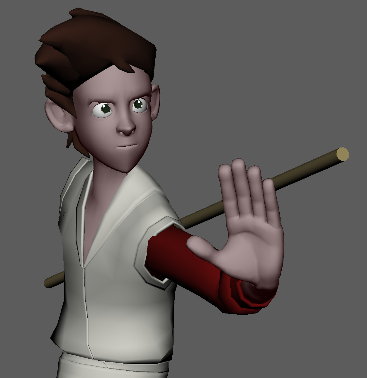 ArtStation - Bo-Staff Taunt and Attack Animation