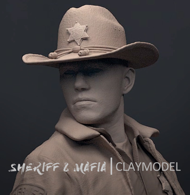 ArtStation - Sheriff & Mafia_Clay Model (Sheriff mainly)