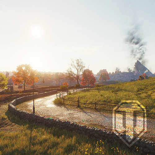 ArtStation - World of Tanks : Redshire Map