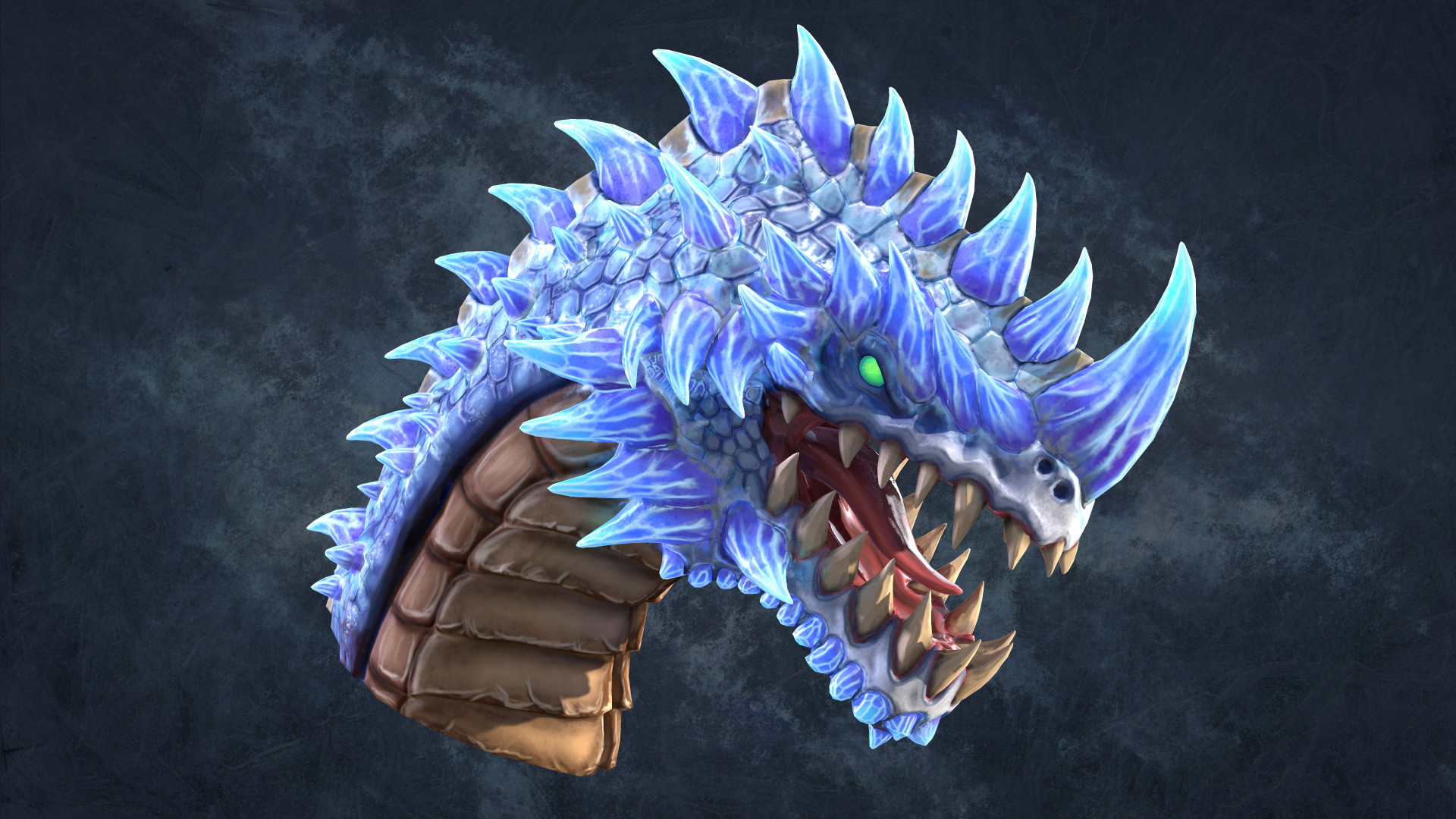 ArtStation - Ice Dragon Bust