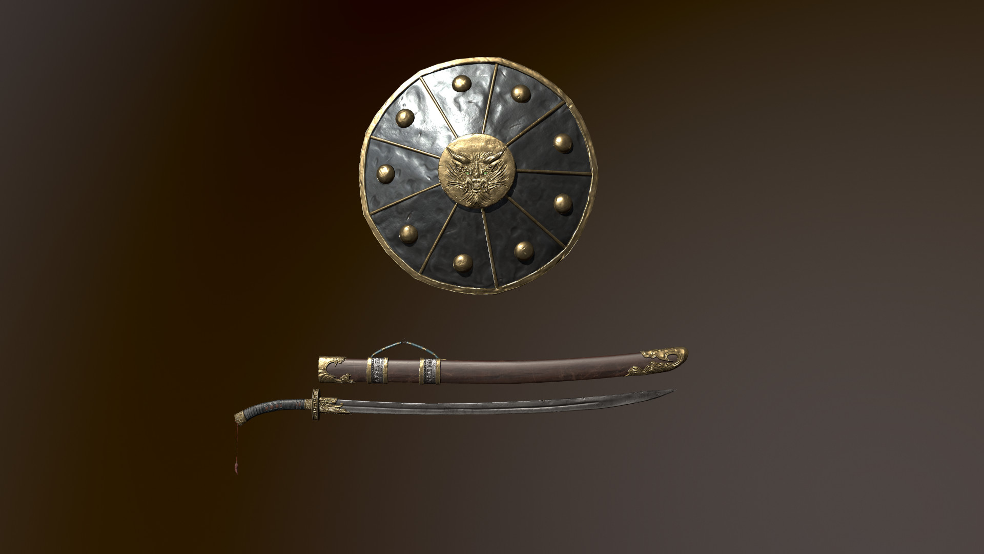 ArtStation - Dao Sword & Shield