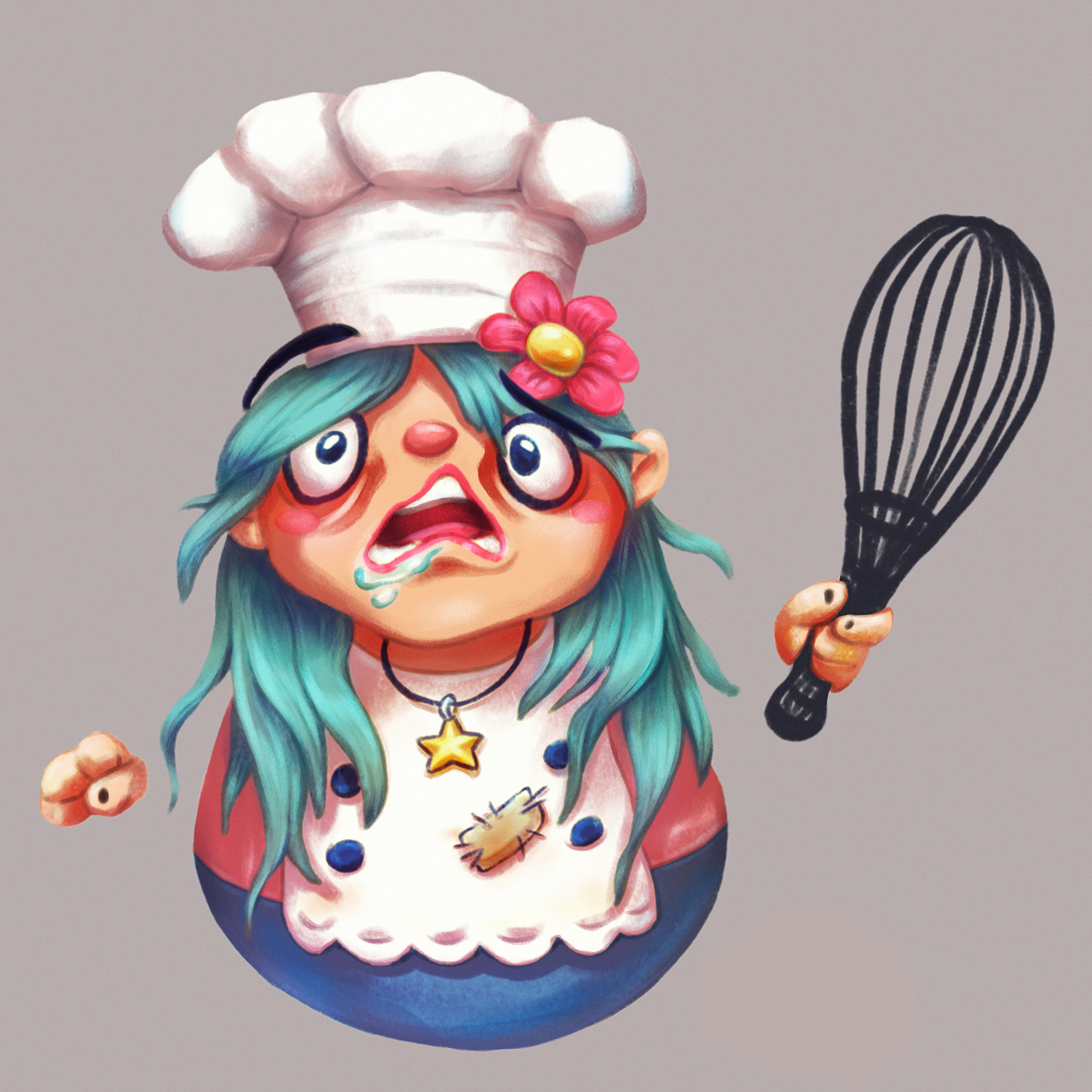 ArtStation - Rabid Chef - Overcooked 2 Fan Art