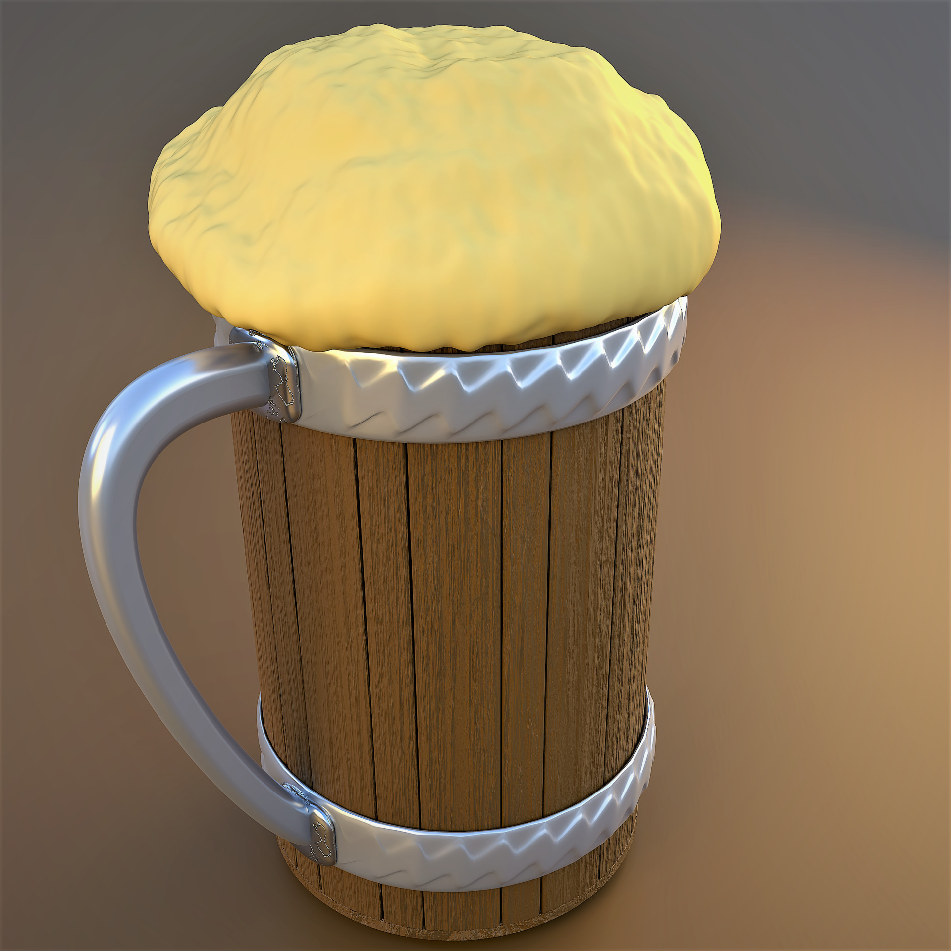 ArtStation - Beer mug