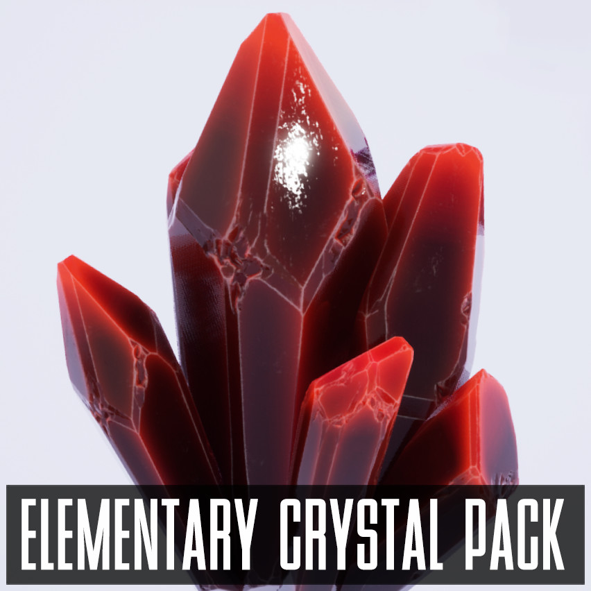 ArtStation - Elementary Crystal Pack