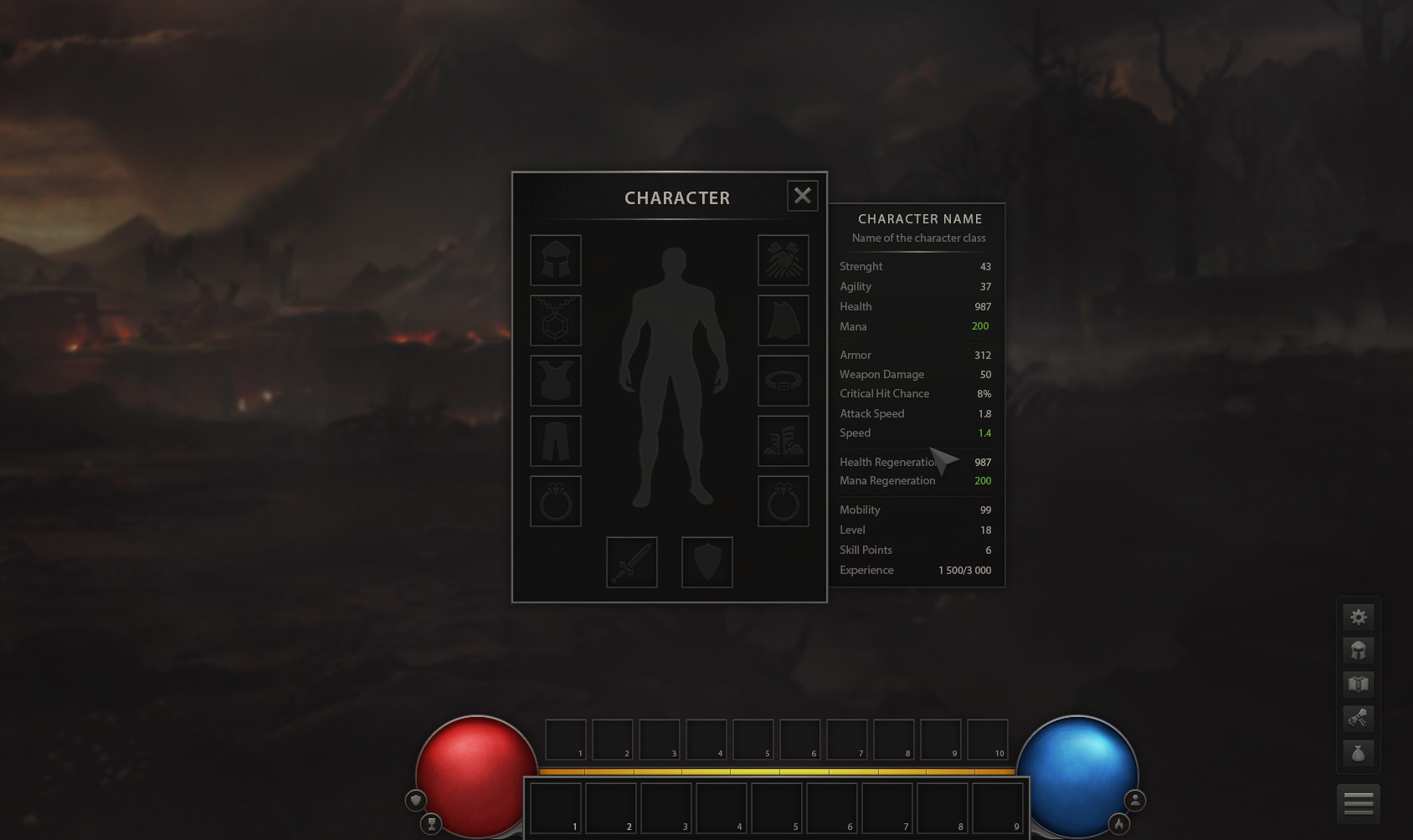ArtStation - MMO/RPG - Game Gui