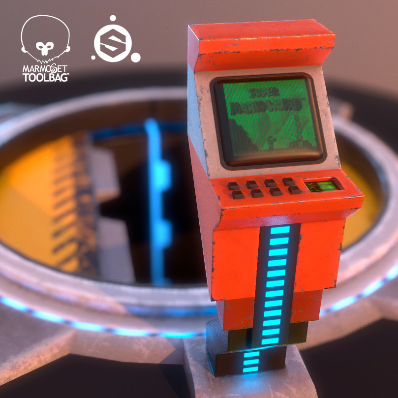 ArtStation - Stylized Tower Base & Terminal