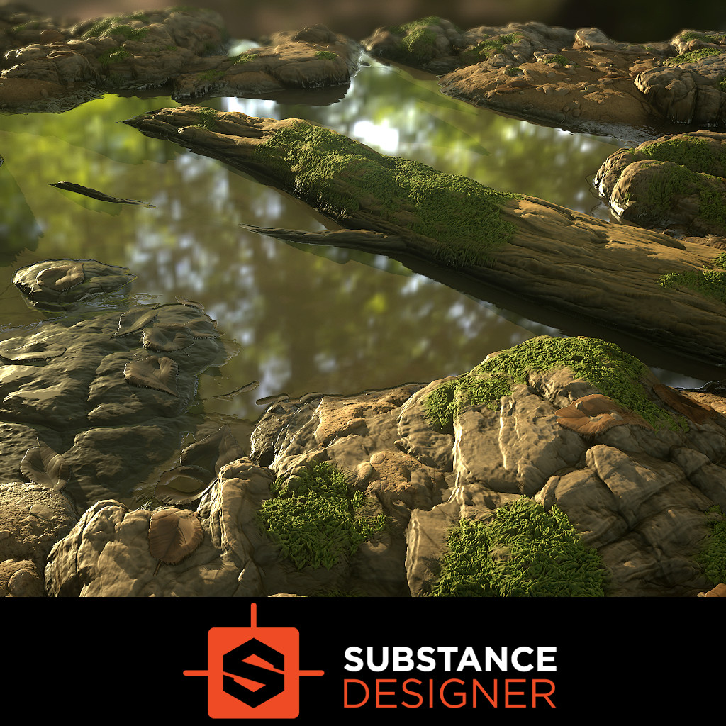 ArtStation - Forest Pond Material