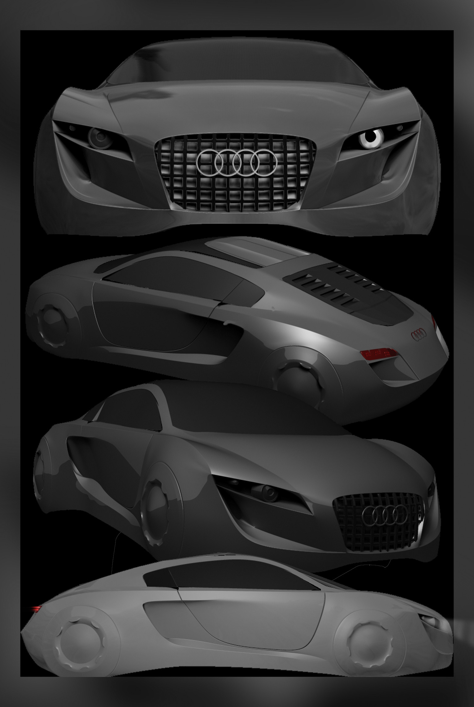 ArtStation - Audi rsq