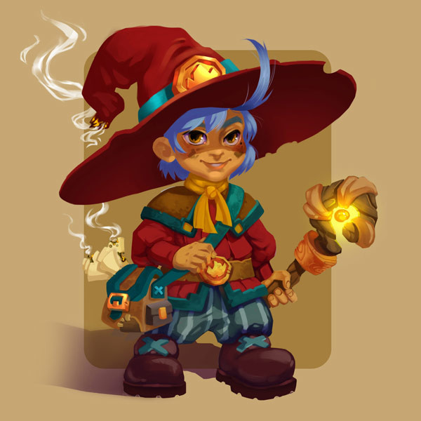 ArtStation - Heedless mage apprentice