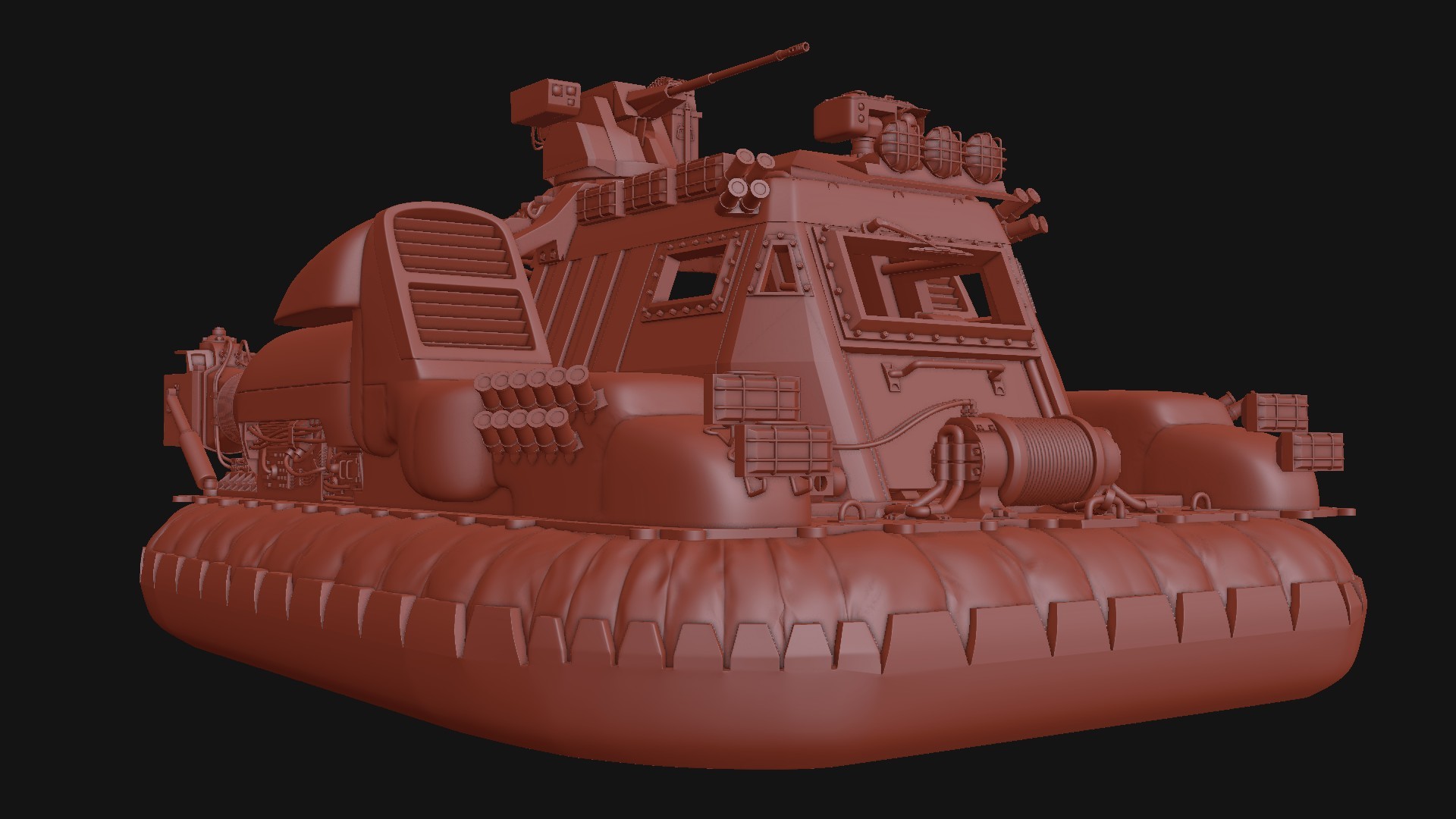 ArtStation - Military Hovercraft WIP