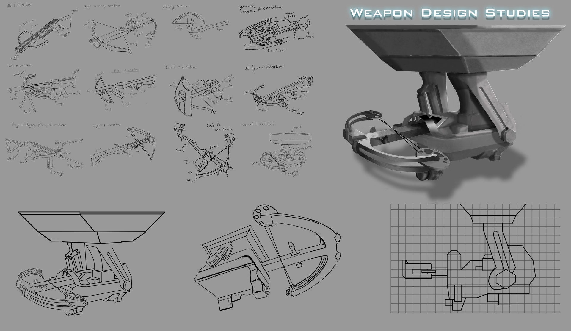 ArtStation - Turret Crossbow