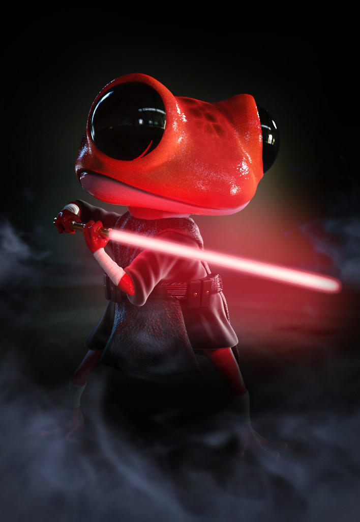 ArtStation - baby sith frog