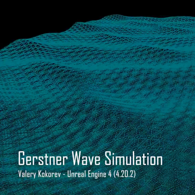 ArtStation - Implementation of Gerstner Wave in Unreal Engine 4 \ Имплементация Волн Герстнера в ...