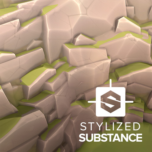 ArtStation - Stylized Rock Substance