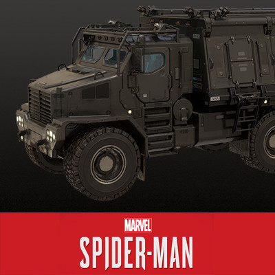 ArtStation - Spiderman(2018) - Armored Truck