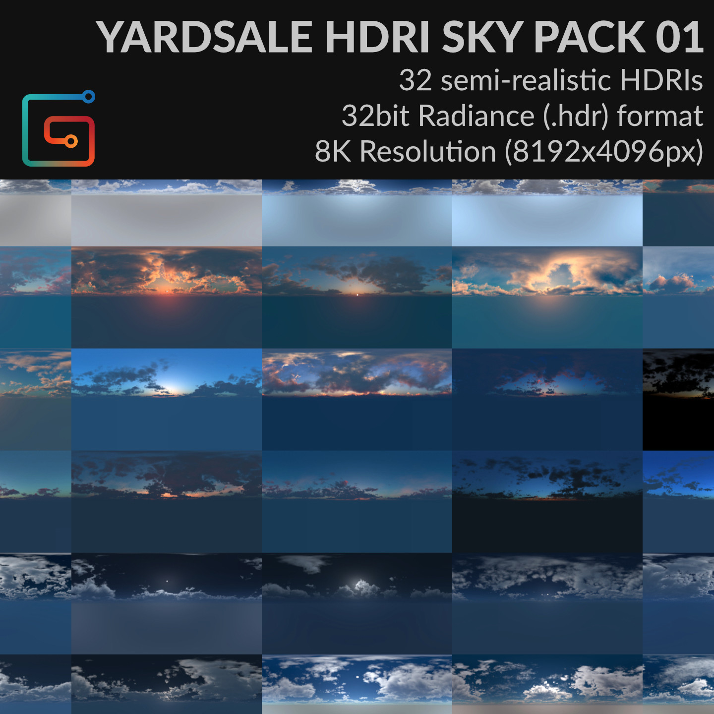 Yuya Takeda - YARDSALE : HDRI SKY PACK 01