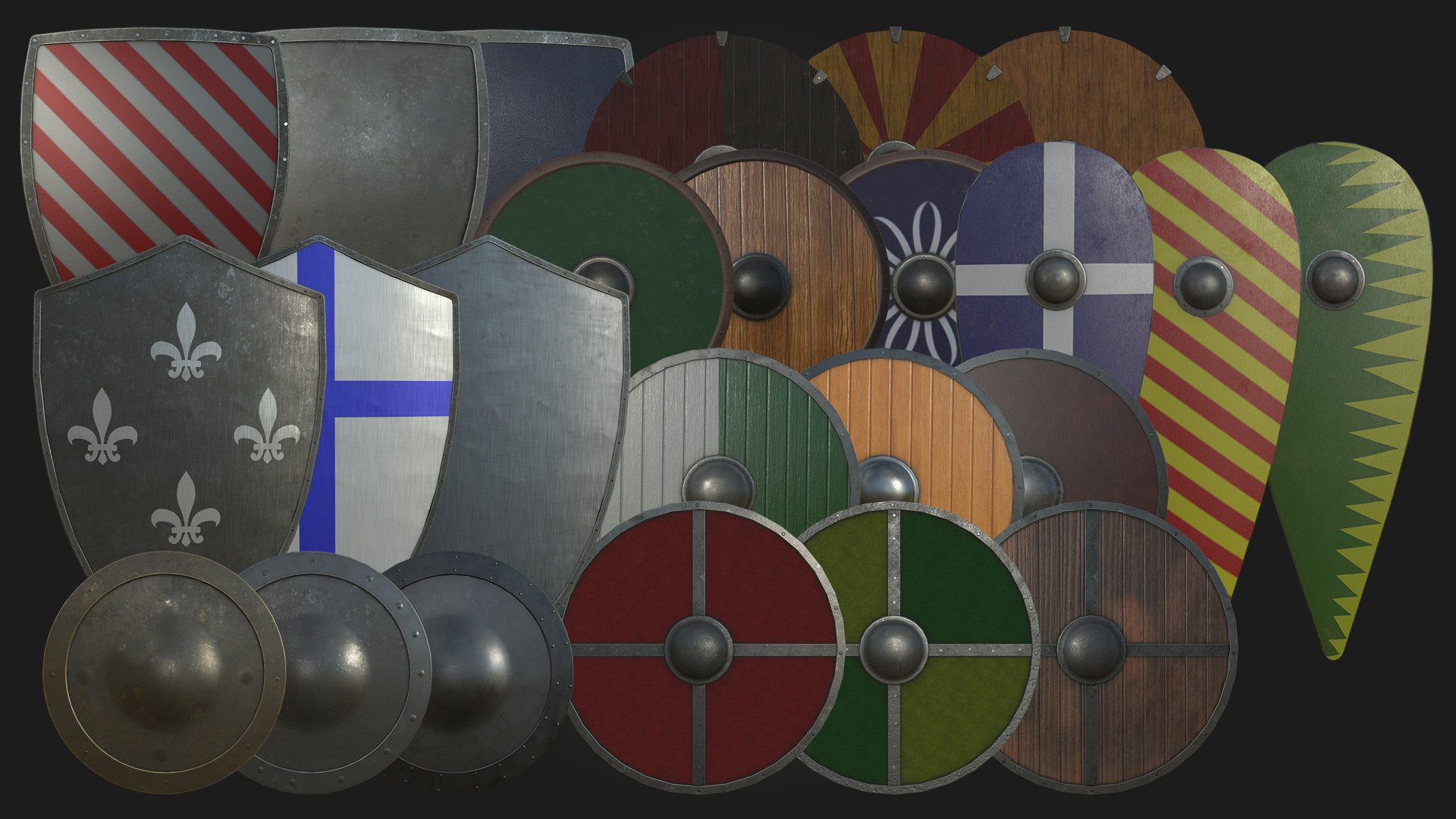 ArtStation - Shields Pack