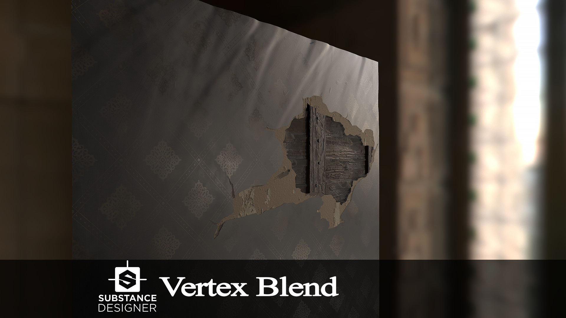 ArtStation - Customizable Worn Wall Texture
