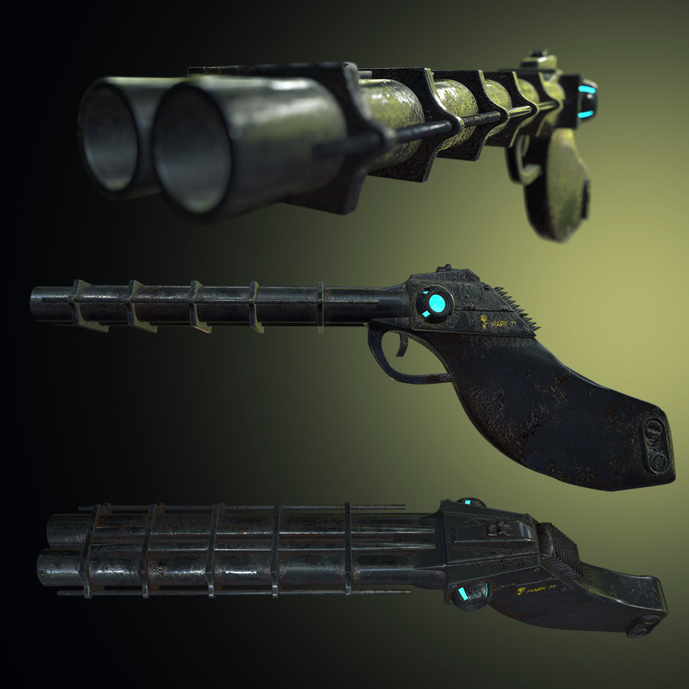 ArtStation - Sci fi gun concept