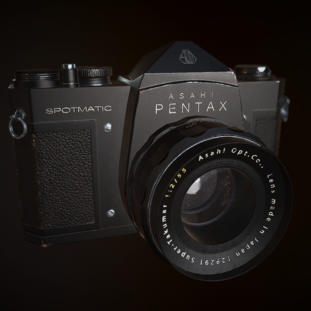 ArtStation - My father's old Asahi Pentax