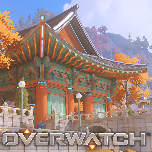 ArtStation - Overwatch - Busan - Temple