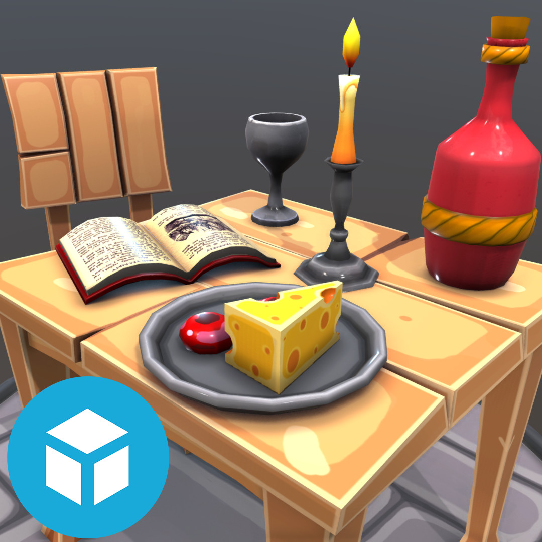 ArtStation - cartoon game props practice#2