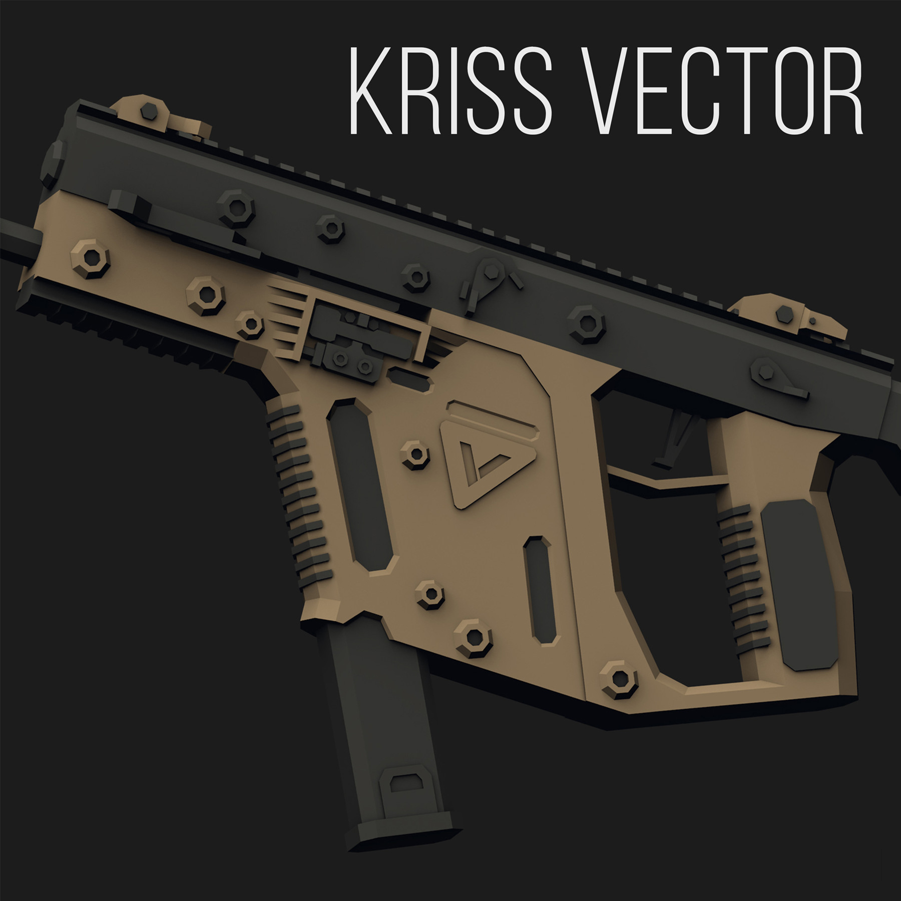 ArtStation - Low Poly Kriss Vector