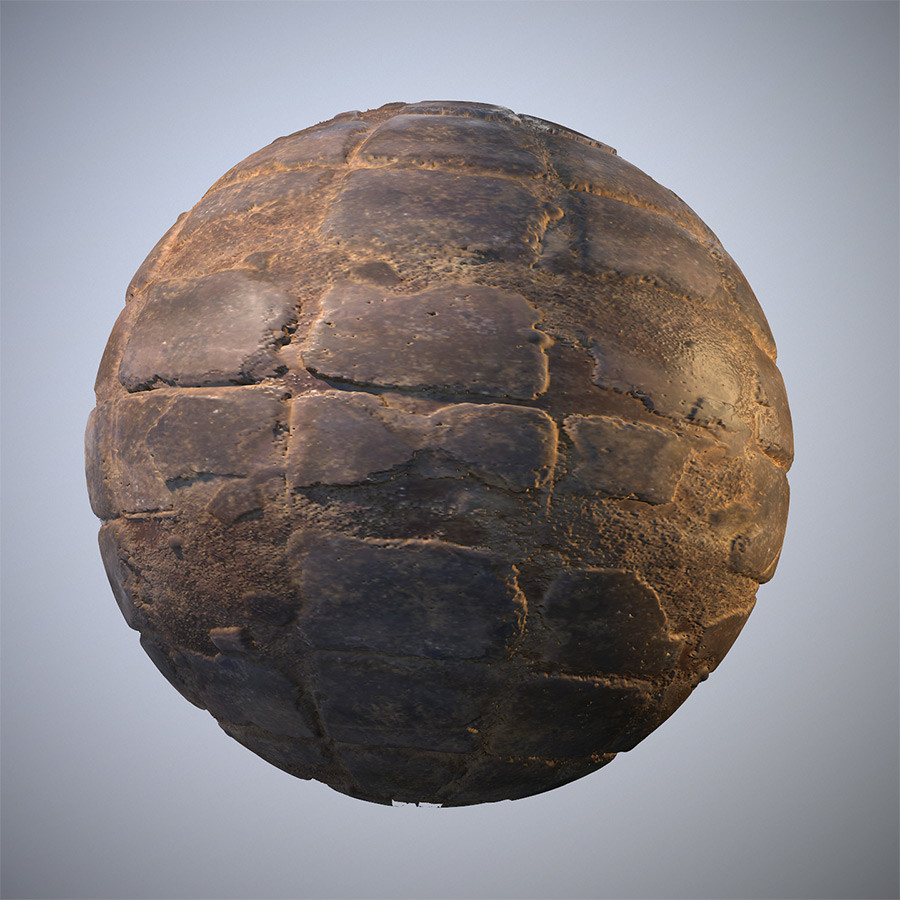 ArtStation - Broken Stone Tile Ground