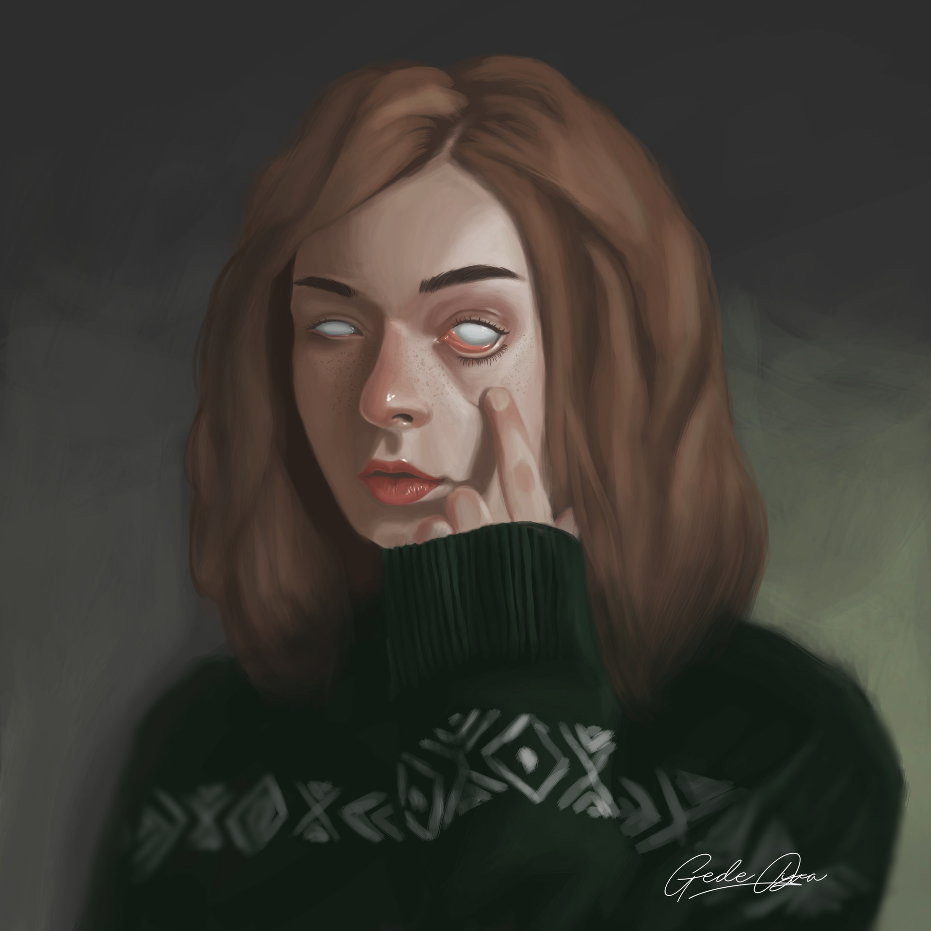 ArtStation - Digital Painting of Hallucineon