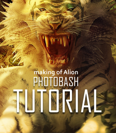 ArtStation - Making of Alion - Photobash Tutorial