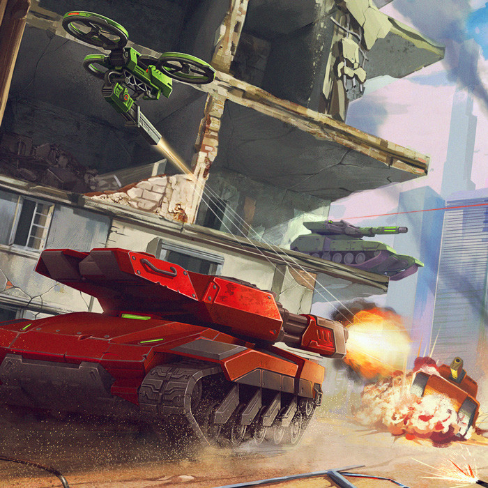 ArtStation - Tanki X wallpaper