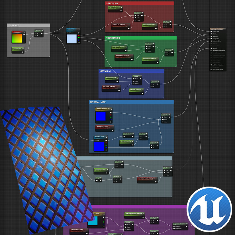 Andrea Massa - "Emissive" Master Material - Mage Hideout