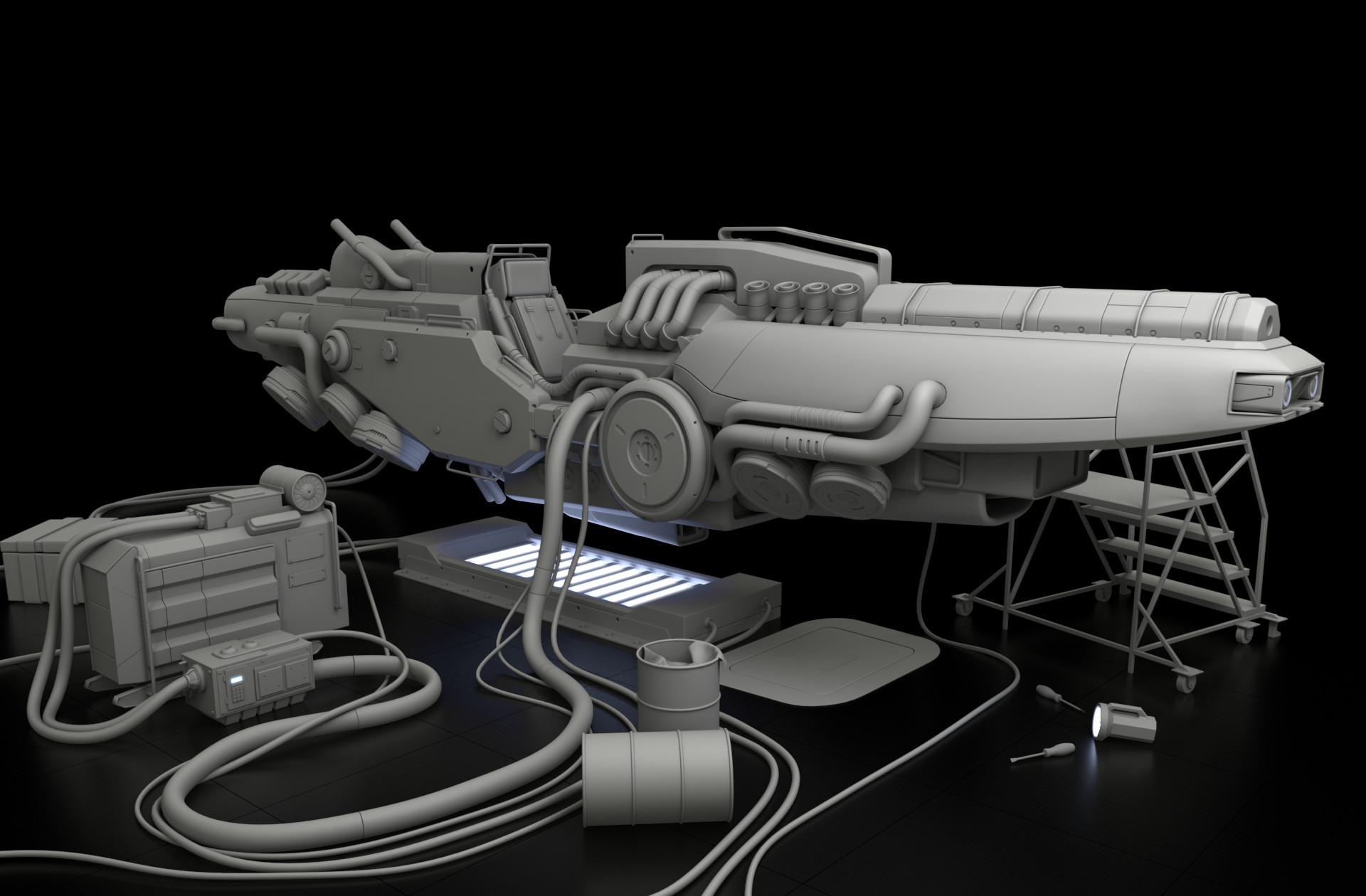 ArtStation - Barracuda - Modeling