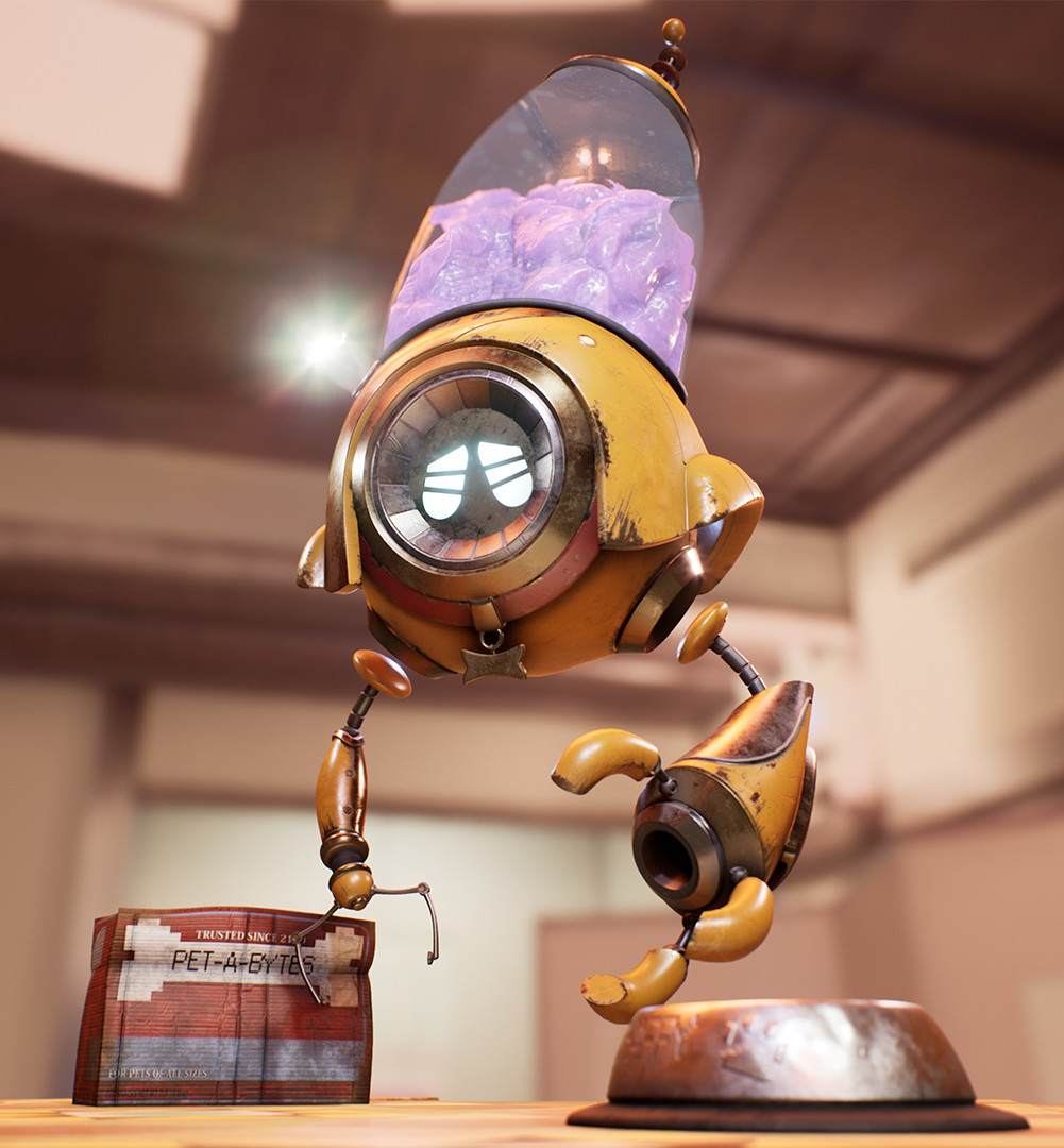 ArtStation - Cute Robot Character