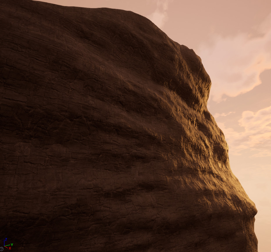 ArtStation - Generated Voxel Rock Cliffs