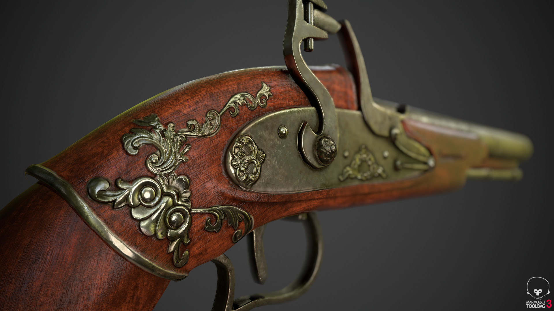 ArtStation - flintlock gun
