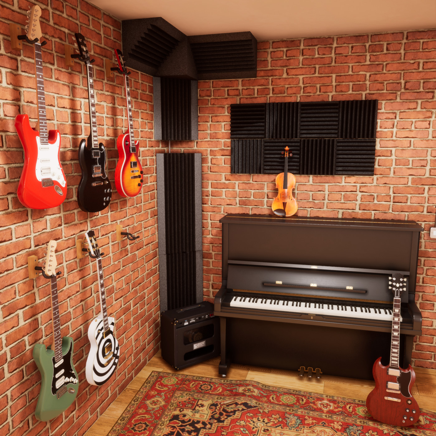 ArtStation - Music Instrument Props