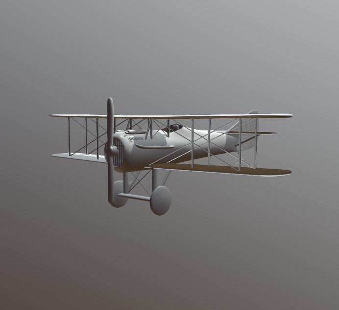 Rohan Mitchell - First major 3D piece - SPAD XIII