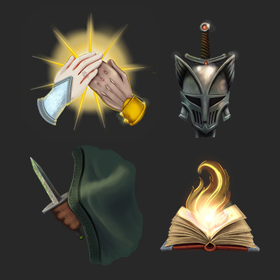 ArtStation - Character class icons
