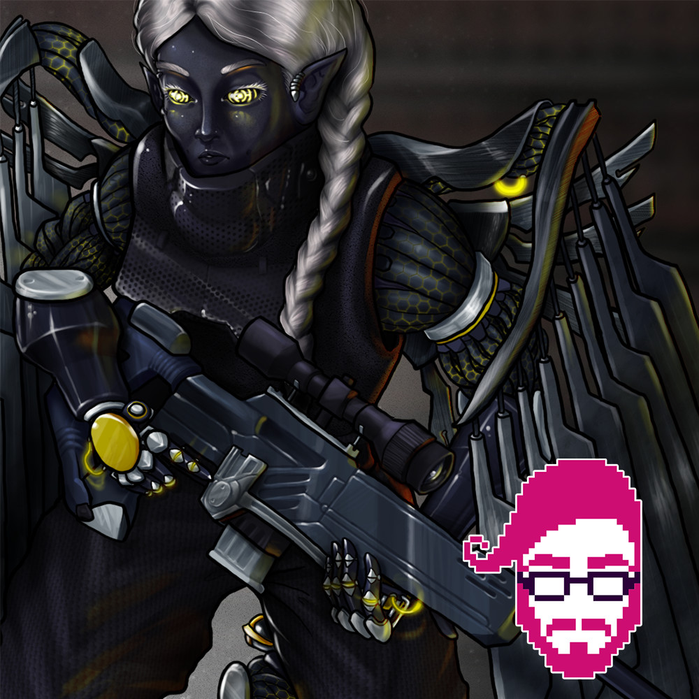 ArtStation - Strix Operative - Starfinder RPG Character Portrait Commission