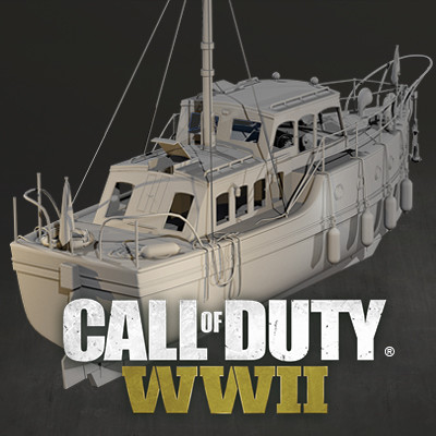 ArtStation - Call of Duty: World War II | Boat Yacht Vehicle