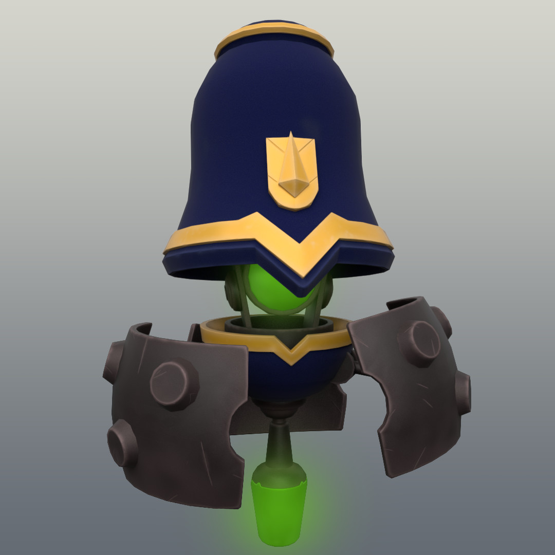 ArtStation - Flying Robot Cop - Low Poly