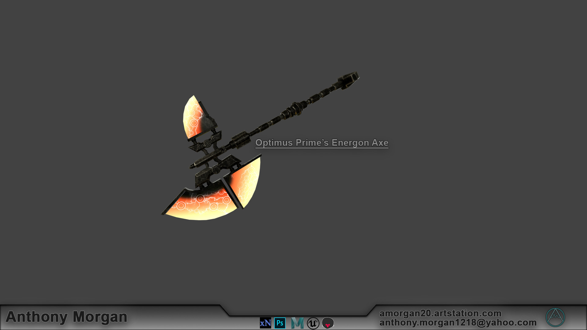 ArtStation - Transformers War for Cybertron :Optimus Prime's Energon Axe