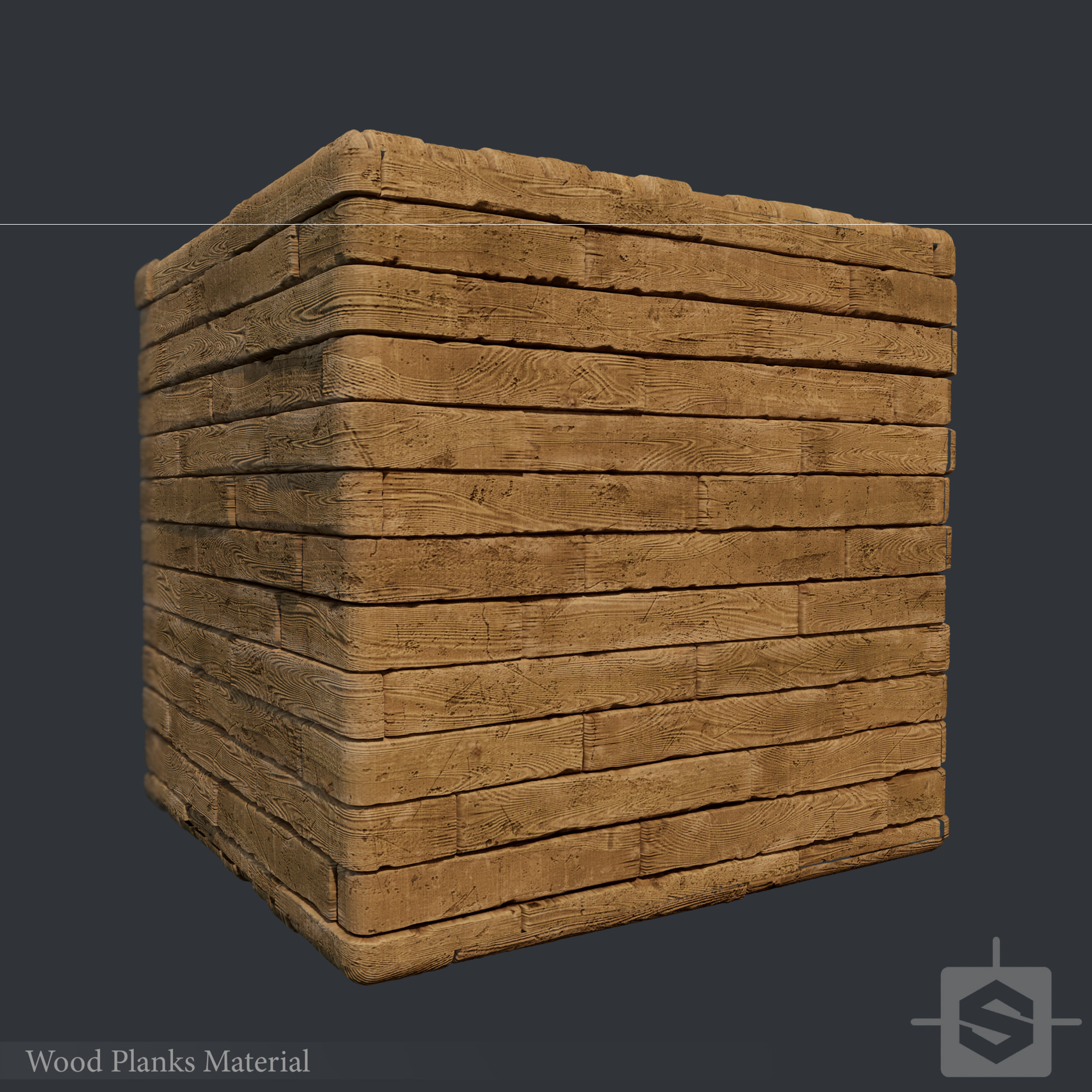 ArtStation - Wood Planks Material