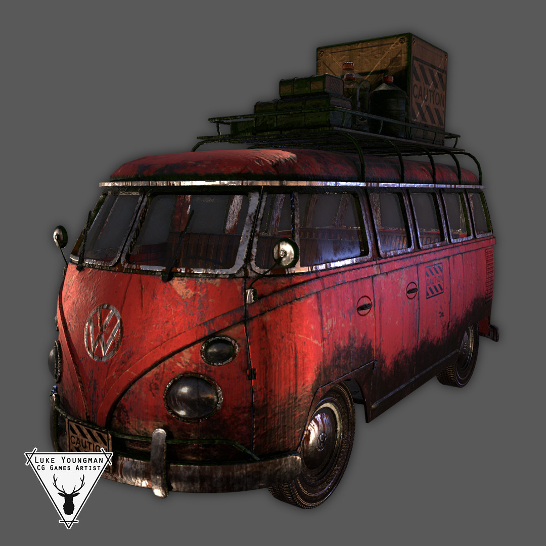 ArtStation - Apocalyptic CamperVan