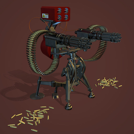 ArtStation - Level 3 Sentry Gun