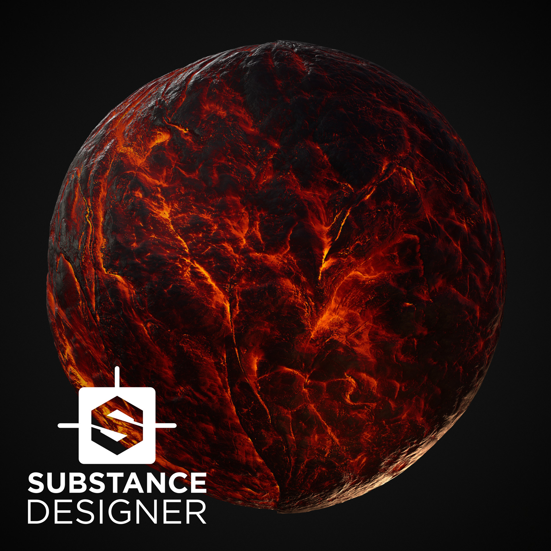 ArtStation - Hot Lava 100% Procedural