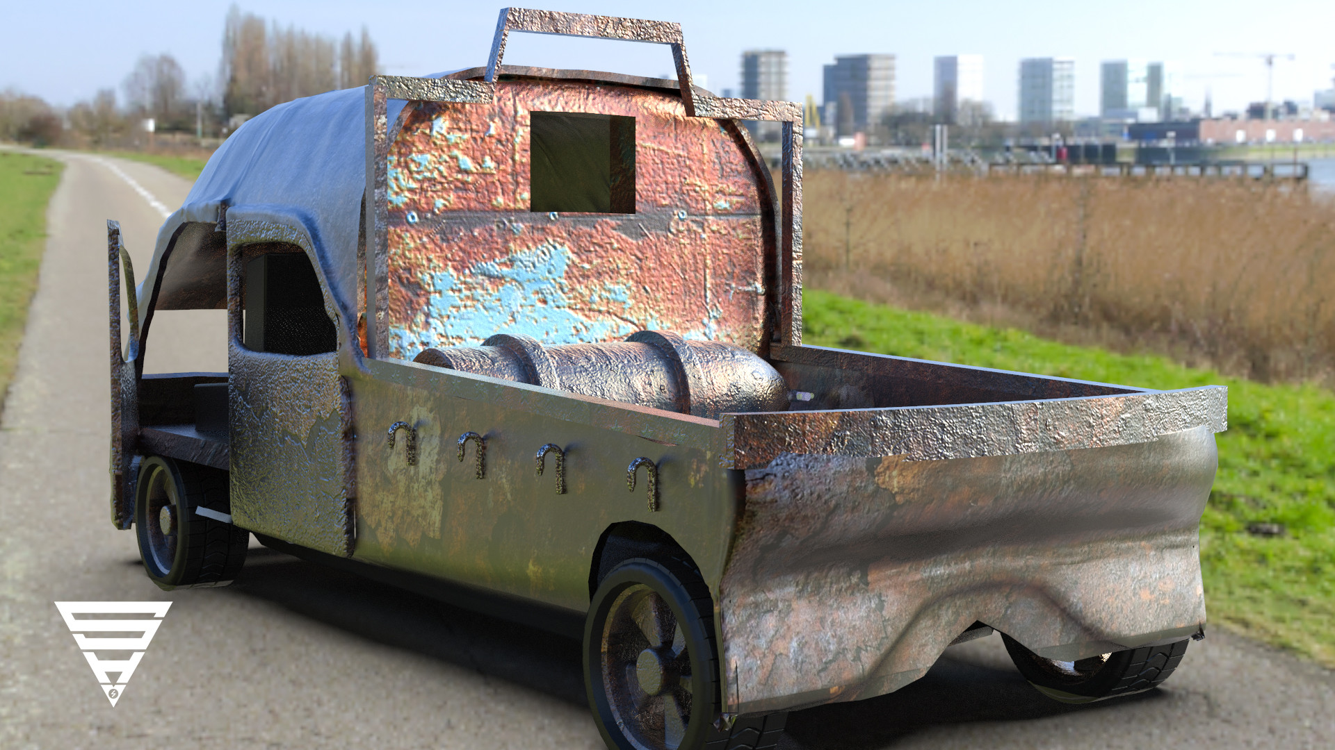 ArtStation - Rusty Mini Truck